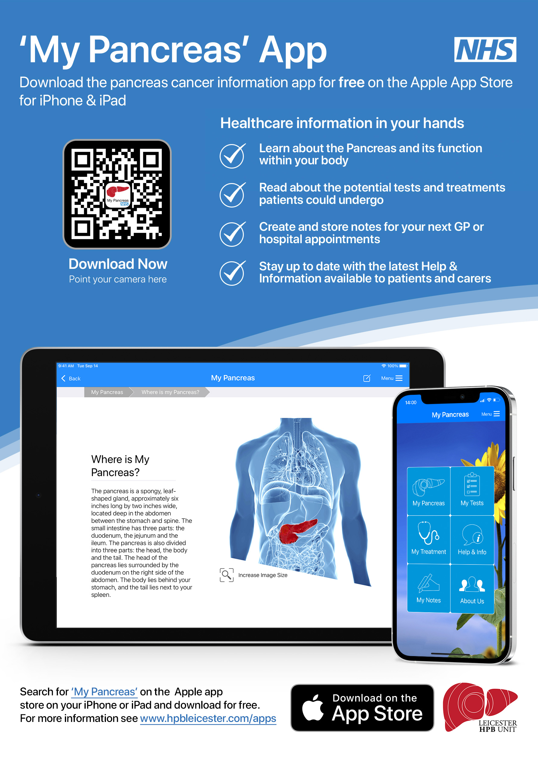 Pancreas and Liver Cancer Apps for iPhone & iPad